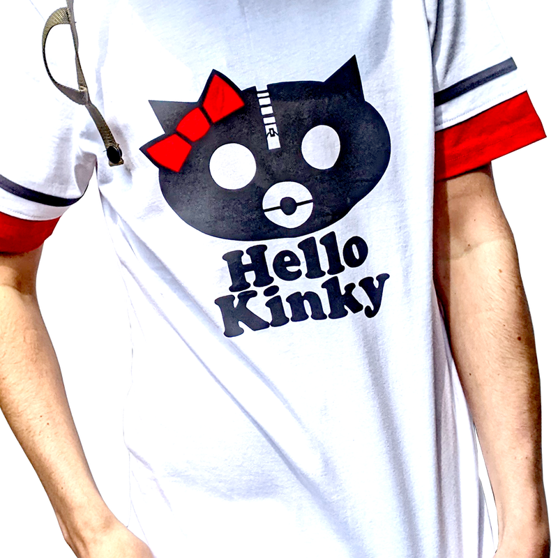 Hello Kinky Ringer T-Shirt | Gorillaz Official Store